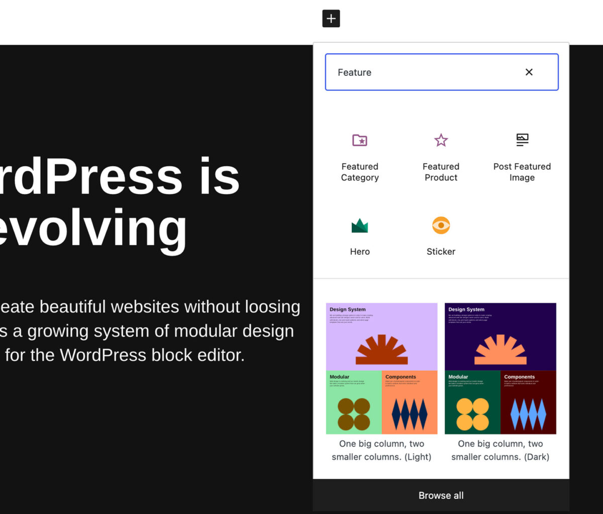 How to Work with WordPress Block Patterns - AinoBlocks