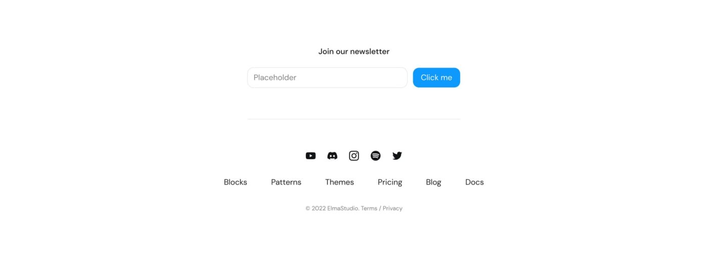 Patterns Footers - AinoBlocks